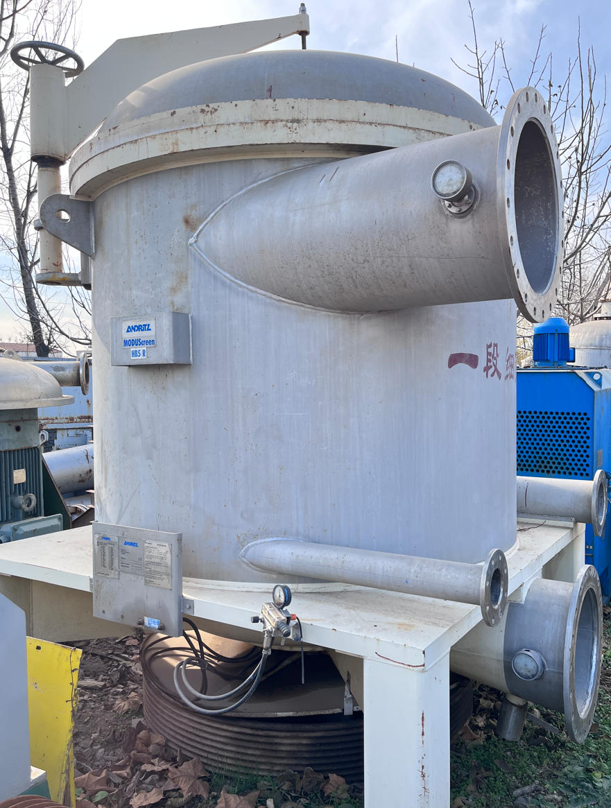 Used ANDRITZ MODUSCREEN Pressure Screen – Primary Fine Screening System ...